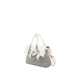 Secret Pon Pon Handtasche 'Zelia Pro' Damen Gr&ouml;&szlig;e One Size silber / wei&szlig;