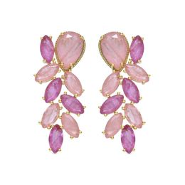 Luxenter Earrings 'Ozvi' female Purple size One Size