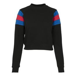 Urban Classics Sweatshirt Damen Gr&ouml;&szlig;e M blau / rot / schwarz