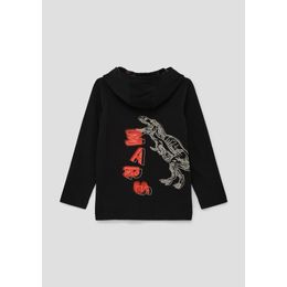 s.Oliver Sweatshirt Jungen Gr&ouml;&szlig;e 116 rot / schwarz / wei&szlig;