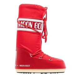 Moon Boot Moonboot Stiefel - mb icon nylon divers - Gr. 39_41 - in Rot - f&uuml;r Damen