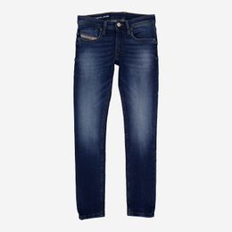 Diesel Blaue For Successful Living Slim Fit Jeans mit Waschung