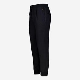 Scotch & Soda Schwarze Relaxed Slim Fit Jogginghose mit Cropped Leg