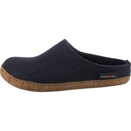 Haflinger Hausschuh 'Emil's Toffel' Damen Gr&ouml;&szlig;e 46 dunkelblau