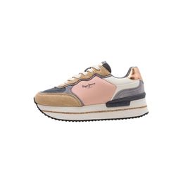 Pepe Jeans Sneaker 'RUSPER GLITTER W' Damen Größe 36 beige / grau / altrosa