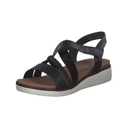 Rieker Keilsandaletten in schwarz/schwarz/black | Gr.: 38