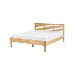 Beliani Doppelbett CARNAC in Braun - (W) 165 x (H) 91 x (L) 210 cm | Gr.: onesize