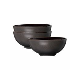 Ritzenhoff & Breker Ritzenhoff & Breker 3er Set Poke Bowl Schalen Merida &oslash; 17,5 cm in Anthrazit | Gr.: onesize