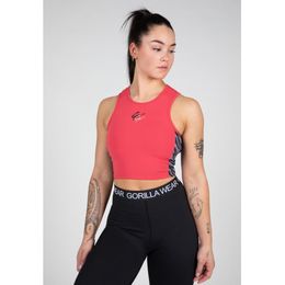 Gorilla Wear Crop-Top - Zion - Rot | Gr.: M