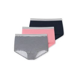 Schiesser Panties 3er-Pack Basic Kids in grau/rosa | Gr.: 164