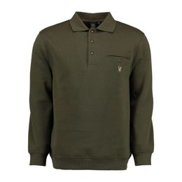 OS-Trachten Sweatshirt Rizapa in oliv | Gr.: S