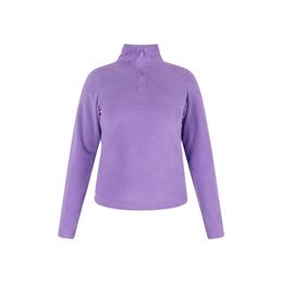 Swirly Damen Fleecepullover in Violett | Gr.: XS