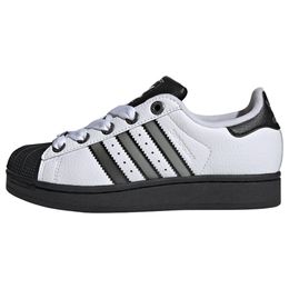 adidas originals Sneaker 'Superstar II' Jungen Gr&ouml;&szlig;e 38.5/39 grau / schwarz / wei&szlig;