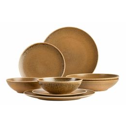M&auml;ser Kombiservice M&Auml;SER "GRUMPY, Kombiservice, Porzellan", beige, 8 Stk., Porzellan, Geschirr-Sets, Kombiservice, Geschirr-Set, Service