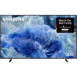 Samsung QLED-Fernseher "GQ75Q8FAAU QLED-Fernseher", Energieeffizienz: D (A-G), schwarz, 75 ″, Fernseher, Quantum HDR+, Knox Security, Art Store, 3D Sound, Gaming Hub, AI TV