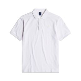 G-Star Raw G-STAR Herren Poloshirt "Dunda Slim Poloshirt"weiß, Gr. L, 95% Baumwolle (Biologisch), 5% Elasthan, Shirts