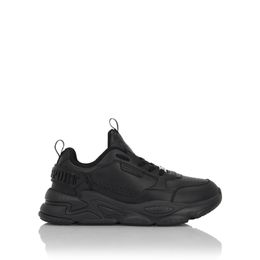 Sneaker Plein Sport "Lo-Top Turnschuhe", Herren, Gr. 43, Normalschaft, 0202, schwarz, schwarz, Schuhe Sneaker