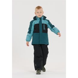 Skijacke ZIGZAG "Scout", Jungen, Gr. 104, dunkelblau, 100% Polyester, mehrfarbig, normal, ohne Ausschnitt, Jacken Skijacke, aus wasserabweisenden und robusten Materialien