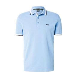 BOSS Poloshirt 'Paddy' Herren Gr&ouml;&szlig;e S himmelblau / schwarz / wei&szlig;