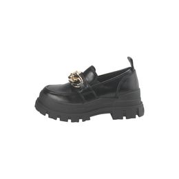 Buffalo Slipper 'Aspha' Damen Größe 38 gold / schwarz