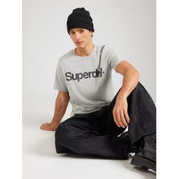 Superdry T-Shirt Herren Größe M graumeliert / schwarz