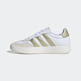 adidas Sportswear Sneaker 'Barreda' Damen Gr&ouml;&szlig;e 36.5 beige / gold / wei&szlig; Sommerschuhe