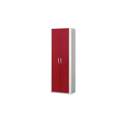 H&ouml;ffner Garderobenschrank Juno rot Ma&szlig;e (cm): B: 67 H: 187 T: 40.0 &raquo; H&ouml;ffner