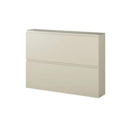 Wohnwert H&auml;ngeschuhschrank Nicolo &brvbar; beige &brvbar; Ma&szlig;e (cm): B: 110 H: 81 T: 22.0 &raquo; H&ouml;ffner