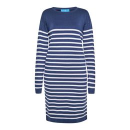 Sanika Strickkleid Damen Gr&ouml;&szlig;e L ultramarinblau / wei&szlig;