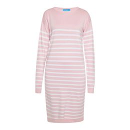 Sanika Strickkleid Damen Gr&ouml;&szlig;e XL rosa / wei&szlig;