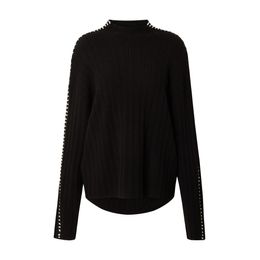 LeGer by Lena Gercke Pullover 'Ronja' Damen Gr&ouml;&szlig;e L schwarz / wei&szlig;