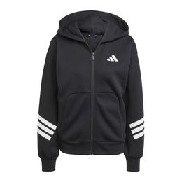 adidas Sportswear Sportsweatjacke 'Future Icons' Damen Gr&ouml;&szlig;e M schwarz / wei&szlig;