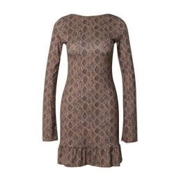 MONKI Kleid Damen Gr&ouml;&szlig;e 38 braun / schwarz Sommerkleid