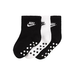 Nike Sportswear Socken 'Core Futura' Mädchen Größe 13/18 schwarz / weiß