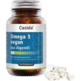 OMEGA-3 Vegan Algenöl hochdosiert Epa Dha Kapseln 60 St