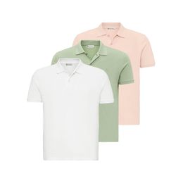 Dandalo Shirt Herren Gr&ouml;&szlig;e XXXL gr&uuml;n / pastellpink / wei&szlig;