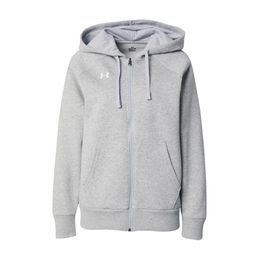 Under Armour Athletic Zip-Up Hoodie 'Rival' female Grey size L