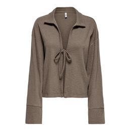 Only Knit Cardigan 'ONLAGNETE' female size XS Mocha