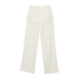 Pull&Bear Pull&Bear Hose Damen Größe 40 ecru