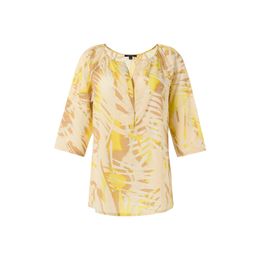 comma, COMMA Bluse Damen Gr&ouml;&szlig;e XS beige / braun / gelb