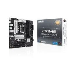 ASUS PRIME B760M-A II-CSM, Mainboard schwarz/silber