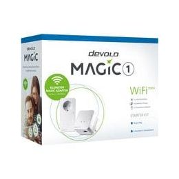 Devolo Magic 1 WiFi 2-1-2 Starter Kit mini, Powerline + WLAN 2 Adapter