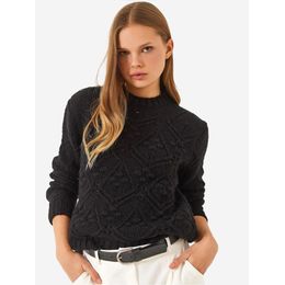 Bianco Lucci Pullover Damen Gr&ouml;&szlig;e S/L schwarz