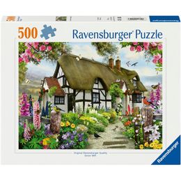 Puzzle Ravensburger "Verträumtes Cottage", bunt, Puzzles, KinderB:49cm H:36cm, Made in Germany, B:49cm H:36cm
