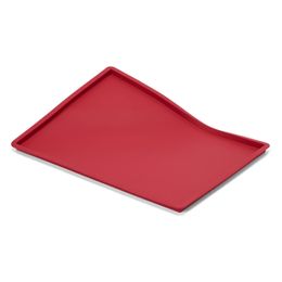 Tchibo - Dauerbackmatte mit Rand - rot