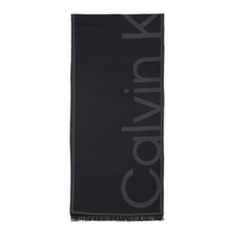Calvin Klein Schal Damen Gr&ouml;&szlig;e One Size basaltgrau / schwarz