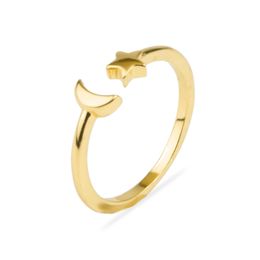 Luxenter Ring 'Onsah' Damen Gr&ouml;&szlig;e 50/60 gold