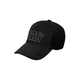 Calvin Klein Cap Damen Gr&ouml;&szlig;e 55/60 silbergrau / schwarz