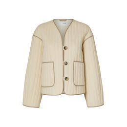 Selected Jacke Damen Gr&ouml;&szlig;e M beige / grau
