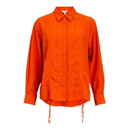 Object Bluse 'Andia' Damen Gr&ouml;&szlig;e XS dunkelorange